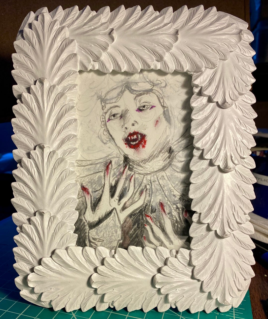 Bram Stoker’s Dracula Portrait of Lucy the Vampire Bride - ORIGINAL ...