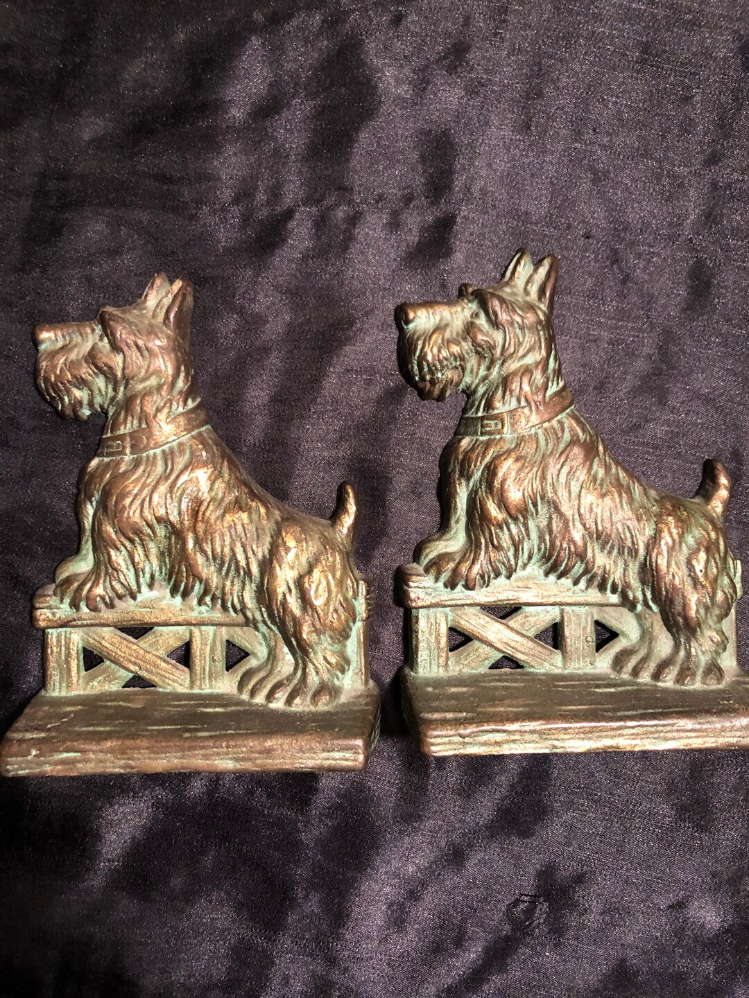 Scottish Terrier Bookends Oooh Lala - Etsy