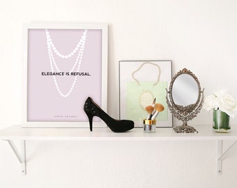 Coco chanel poster | Etsy