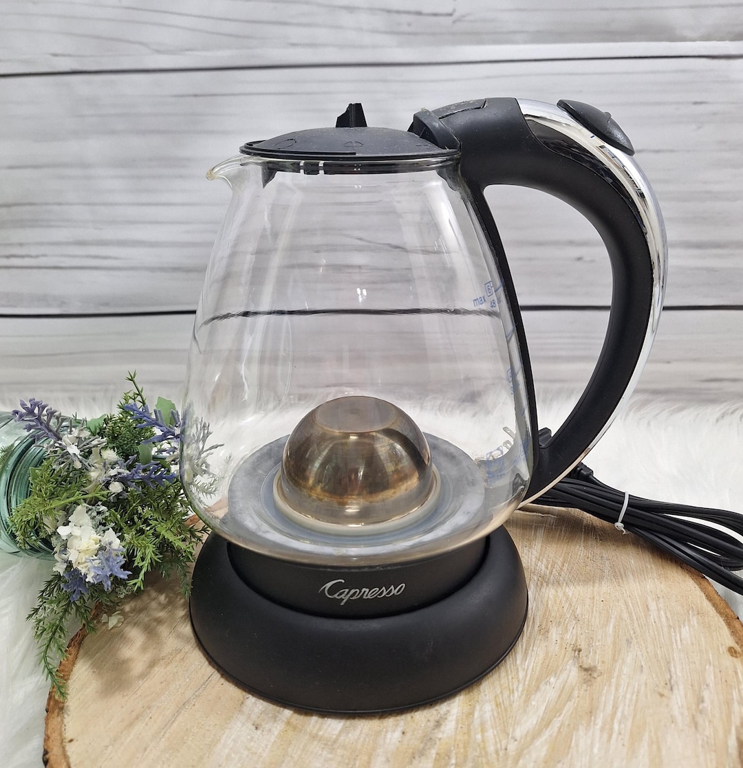 Capresso, by JURA, H2O Plus 6-cup Glass Electric Water Kettle, Tea ...
