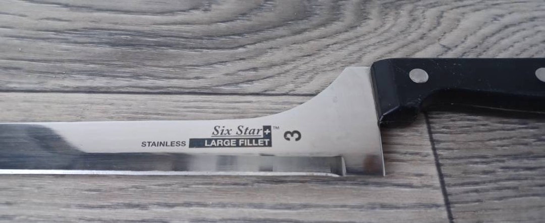 Ronco Six Star Cutlery #3 Large Fillet Knife. - Etsy