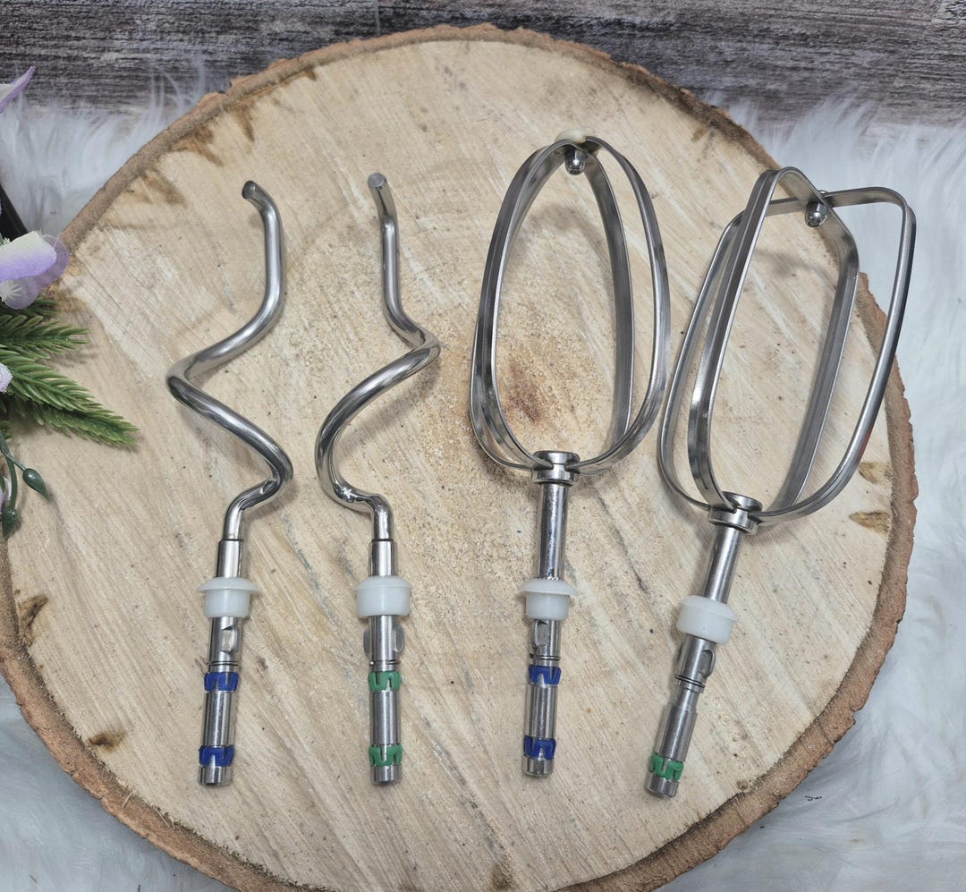 Sunbeam Mixmaster Heritage Series Replacement Beaters (2) and Dough Hooks (2) Vintage 2002 - Etsy