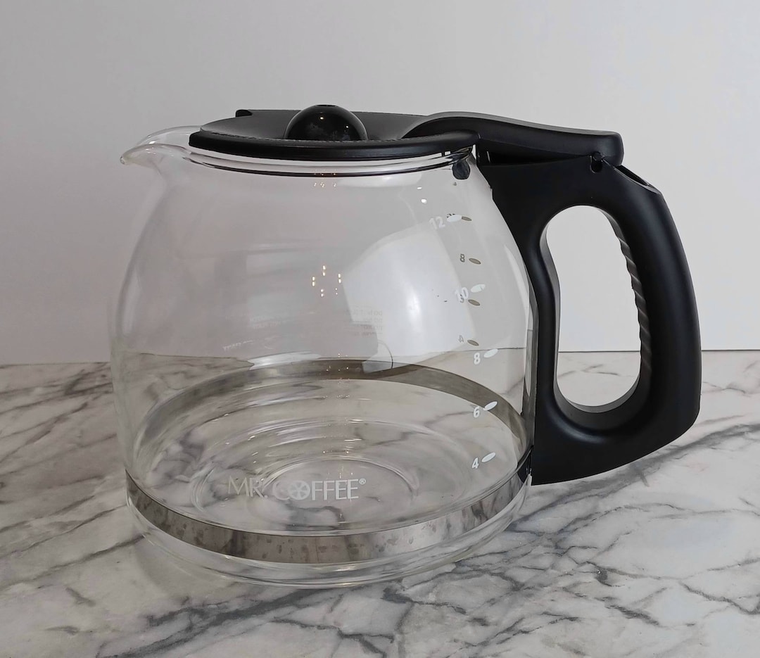 Mr. Coffee 12 Cup Replacement Coffee Pot Carafe With Black Plastic Handle and Lid - Etsy