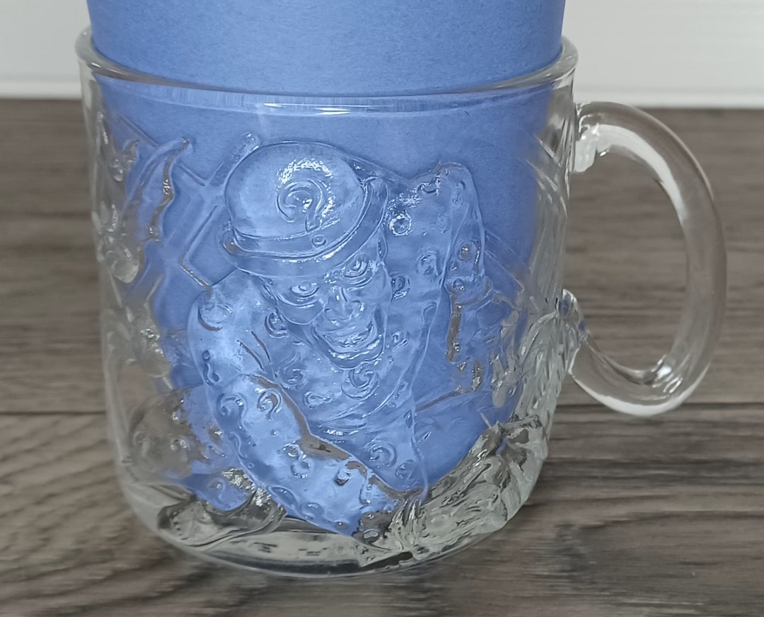 DC Comics BATMAN FOREVER "the Riddler" Glass Collectible Mug, 1995 ...