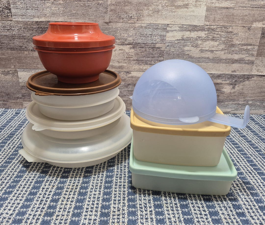 7-pc Tupperware & Stanley Flex Food Storage Container Mixed LOT, Retro ...