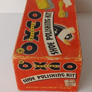 Vintage OXCO Shoe Polishing Kit in Original Box. From the - Etsy