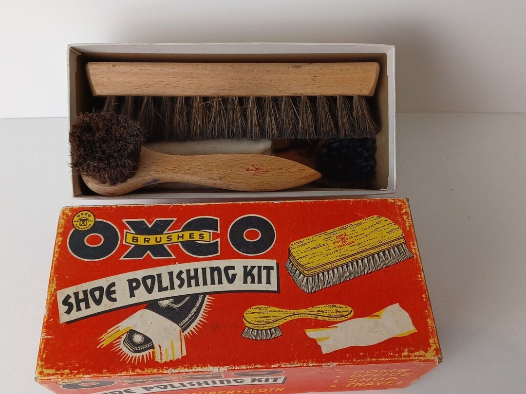 Vintage OXCO Shoe Polishing Kit in Original Box. From the 1940s-1950s - Etsy