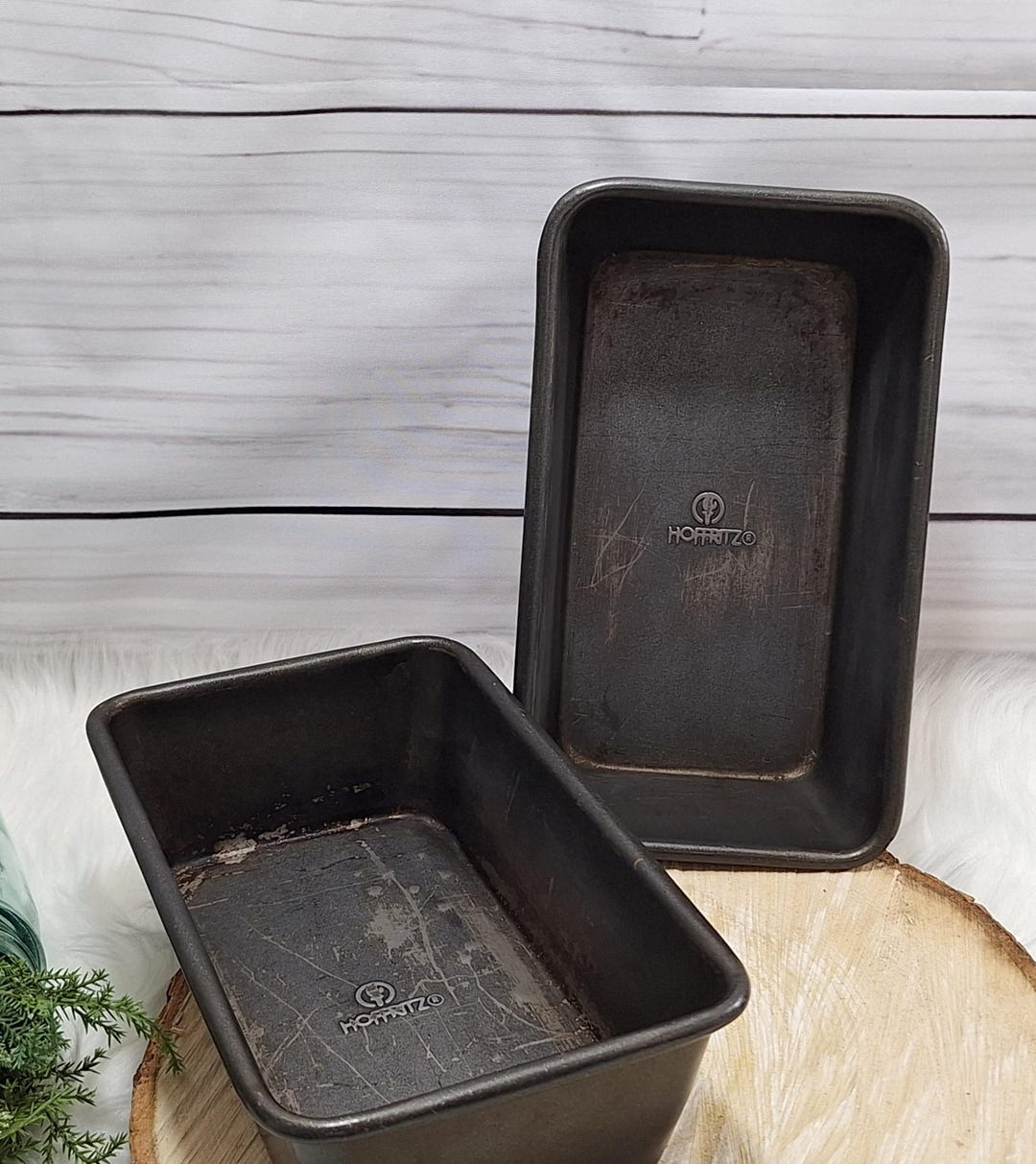 Vintage HOFFRITZ Steel Bread Loaf Pans set of 2 Professional Quality ...