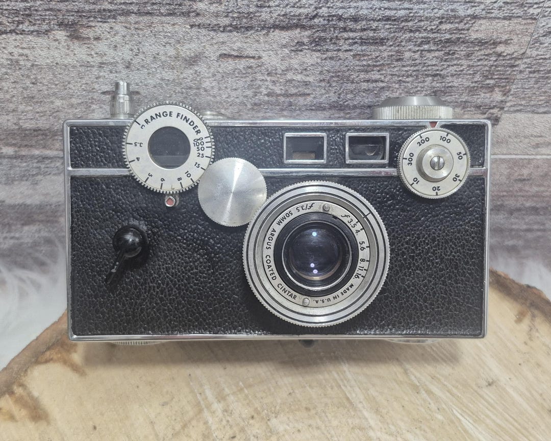 Vintage 1950 Argus C3 Standard Rangefinder Film "brick" Camera and ...