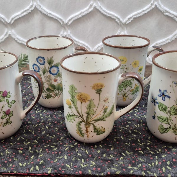 Vintage Takahashi Mug Set - Etsy