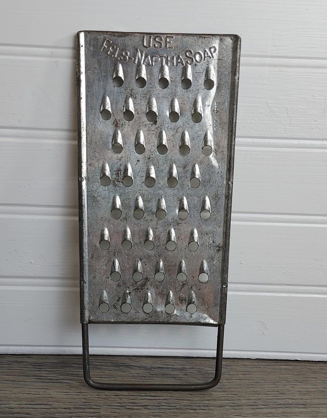 Antique Fells Naptha Soap Shredder, Cheese & Veggie Grater Primitive ...