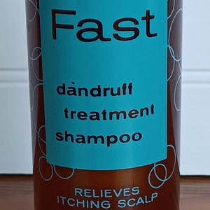 Vintage REXALL Fast Dandruff Treatment Shampoo in Amber Glass Bottle, 8 ...