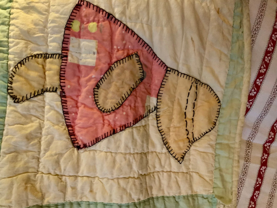 Vintage Sun Bonnet Sue Full Cutter Quilt. REDUCED - Etsy