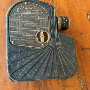 PRICE Reduced....vintage 1930’s Model A8 Univex 8mm Cine Camera. - Etsy