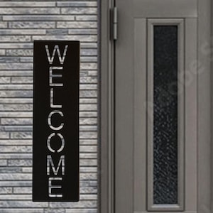 Handcrafted Metal Welcome Sign for Indoor or Outdoor Decor, Welcome ...