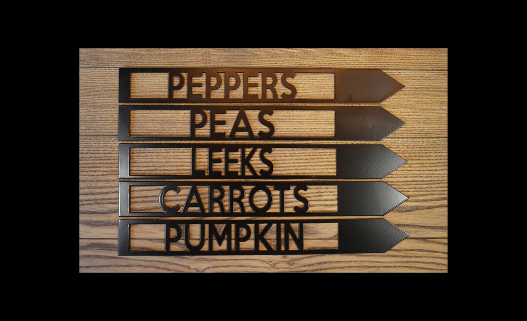 Vegetable Garden Stakes, Rustic Plant Markers, Plant Name Tags, Plant ...