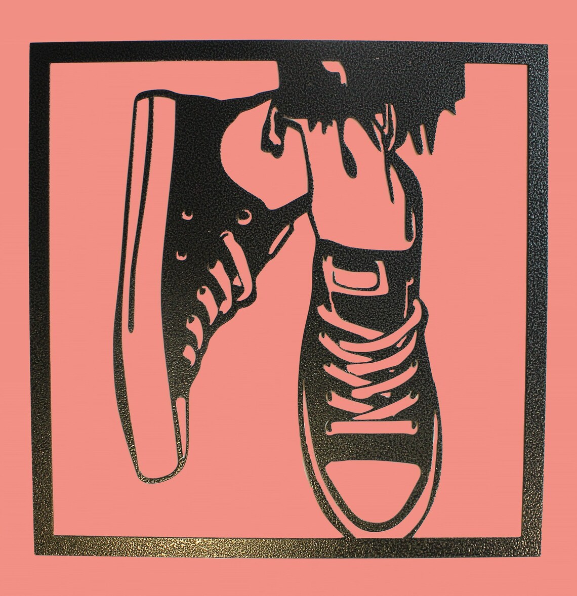 Vintage Converse Metal Wall Art: Chuck Taylor Sneaker Decor - Etsy