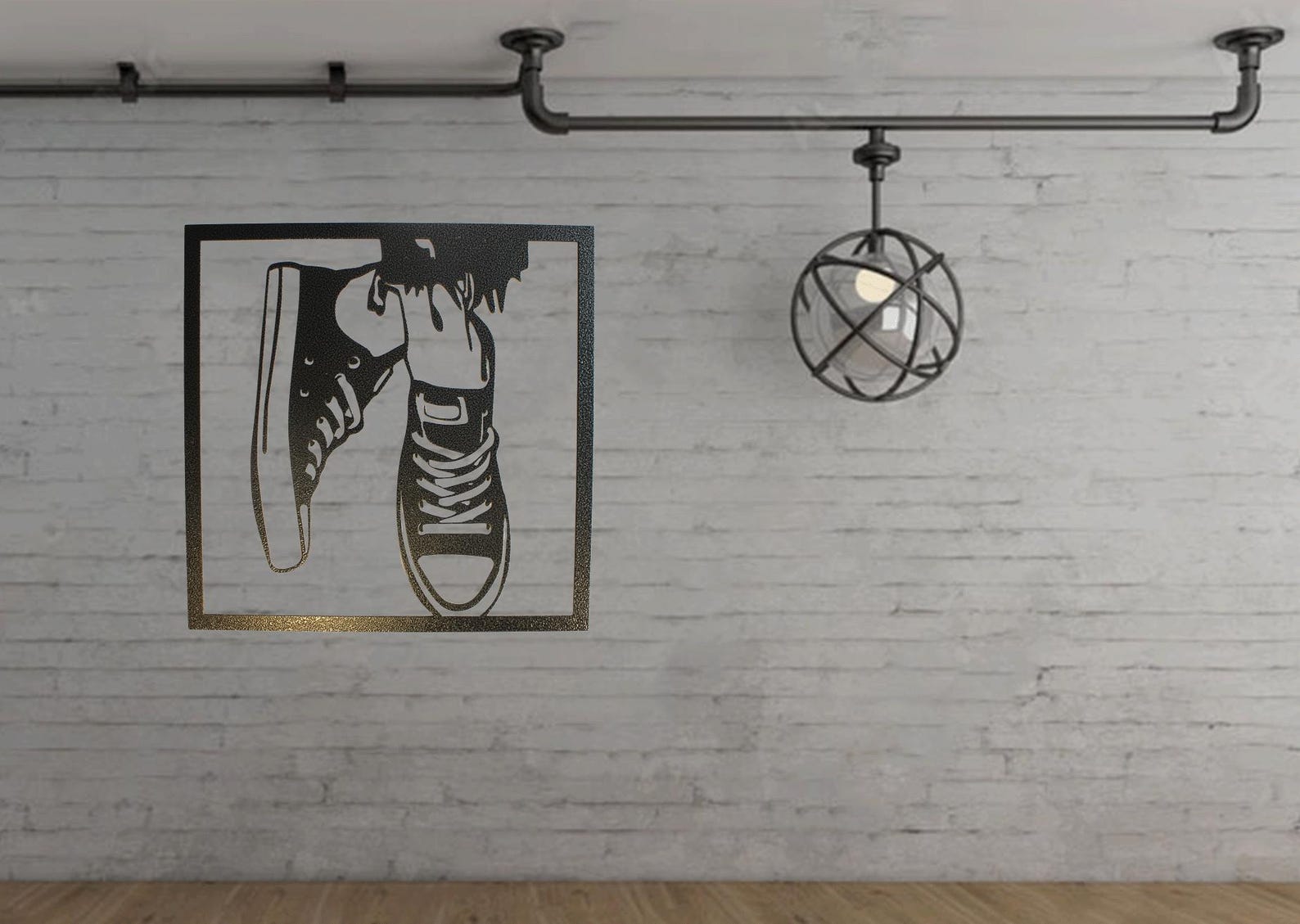 Vintage Converse Metal Wall Art: Chuck Taylor Sneaker Decor - Etsy