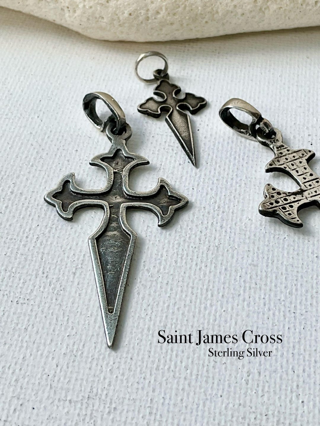 Saint James Cross. Sterling Silver. Santiago De Compostela. - Etsy