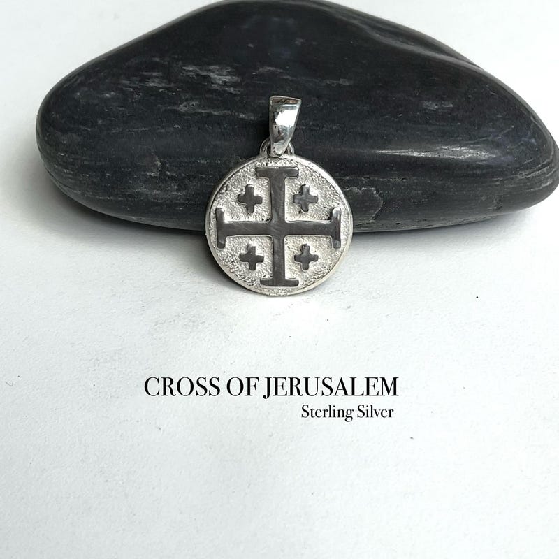 Jerusalem Cross Pendant - Etsy