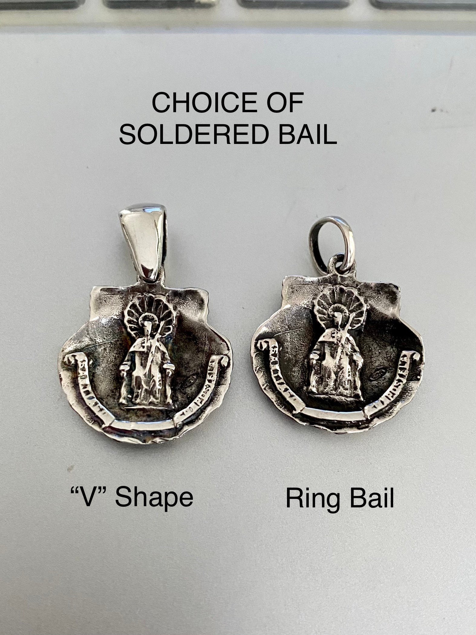 Sterling Silver Pilgrims Charm. Santiago De Compostela. Double Sided - Etsy