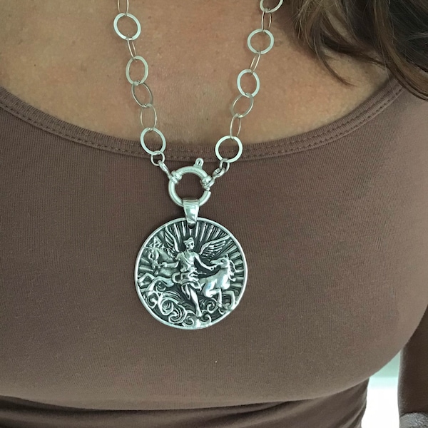 Angel Medallion - Etsy