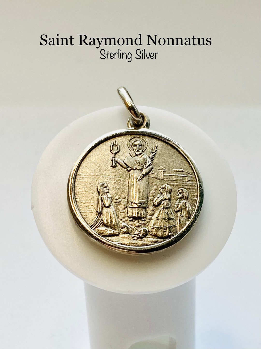 Saint Raymond Nonnatus. Sterling Silver - Etsy