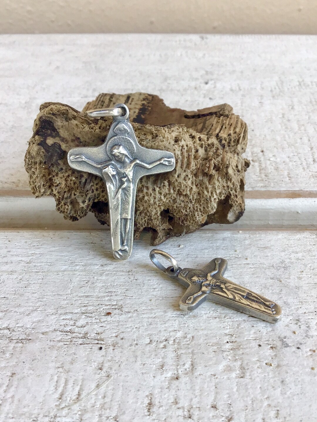 Unity Cross. Sorrowful Mother. Odd Shape Crucifix. Sterling Silver. - Etsy