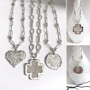 Mariner Clasp Chain. Sterling Silver. for Large Pendants. - Etsy