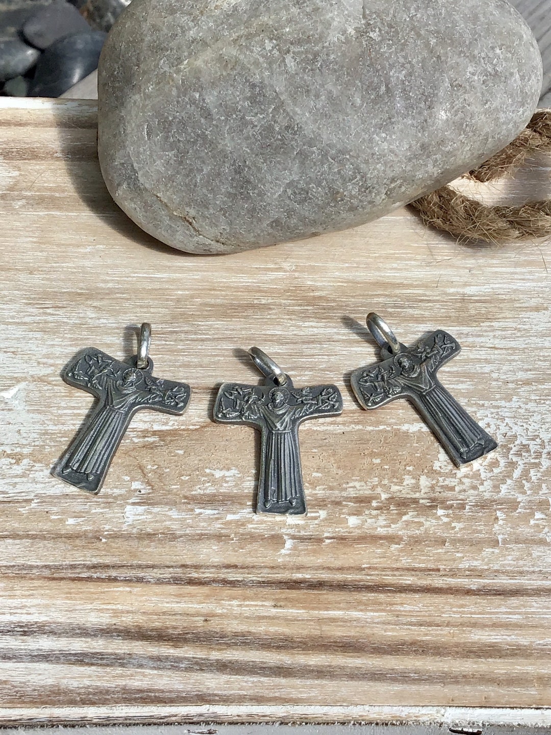 TAU Cross Pendant - Franciscan Order. Sterling Silver. - Etsy