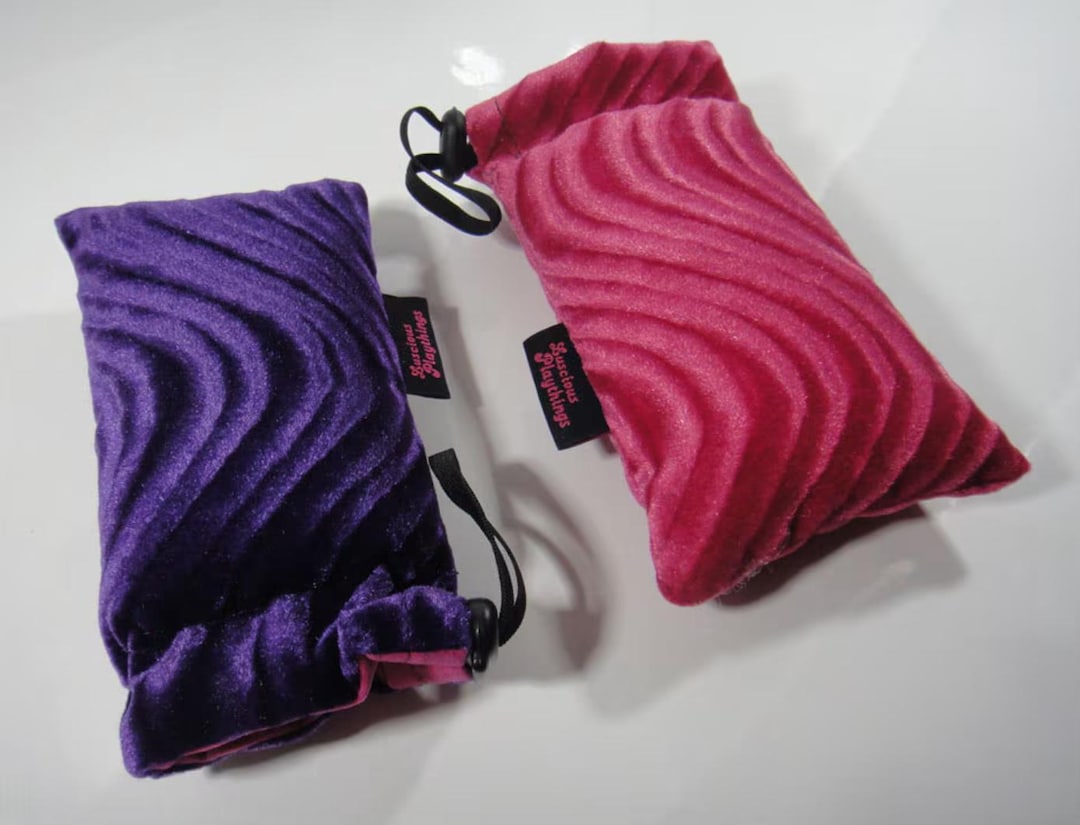 SMALL Padded Storage Bag Pouch for Glass PINK or PURPLE - Etsy