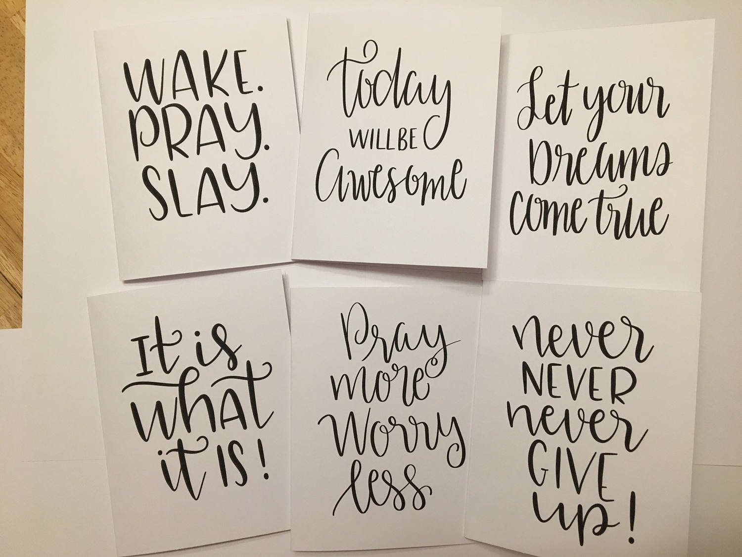 Inspirational Cards Set Encouragement Cards Inspirational Note ...