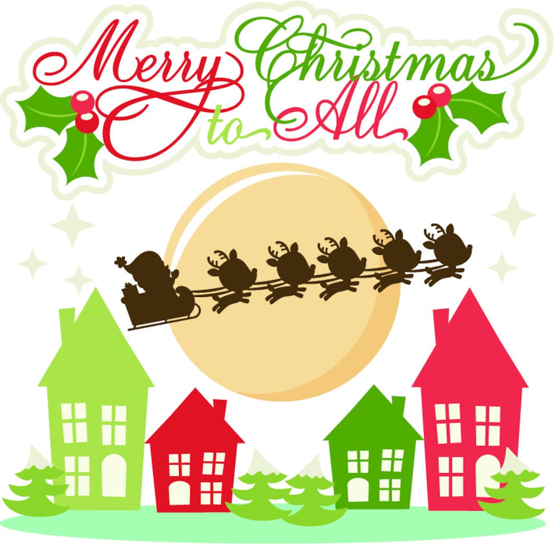 Christmas Titles, Christmas Die Cuts, Scrapbook Titles, Christmas ...