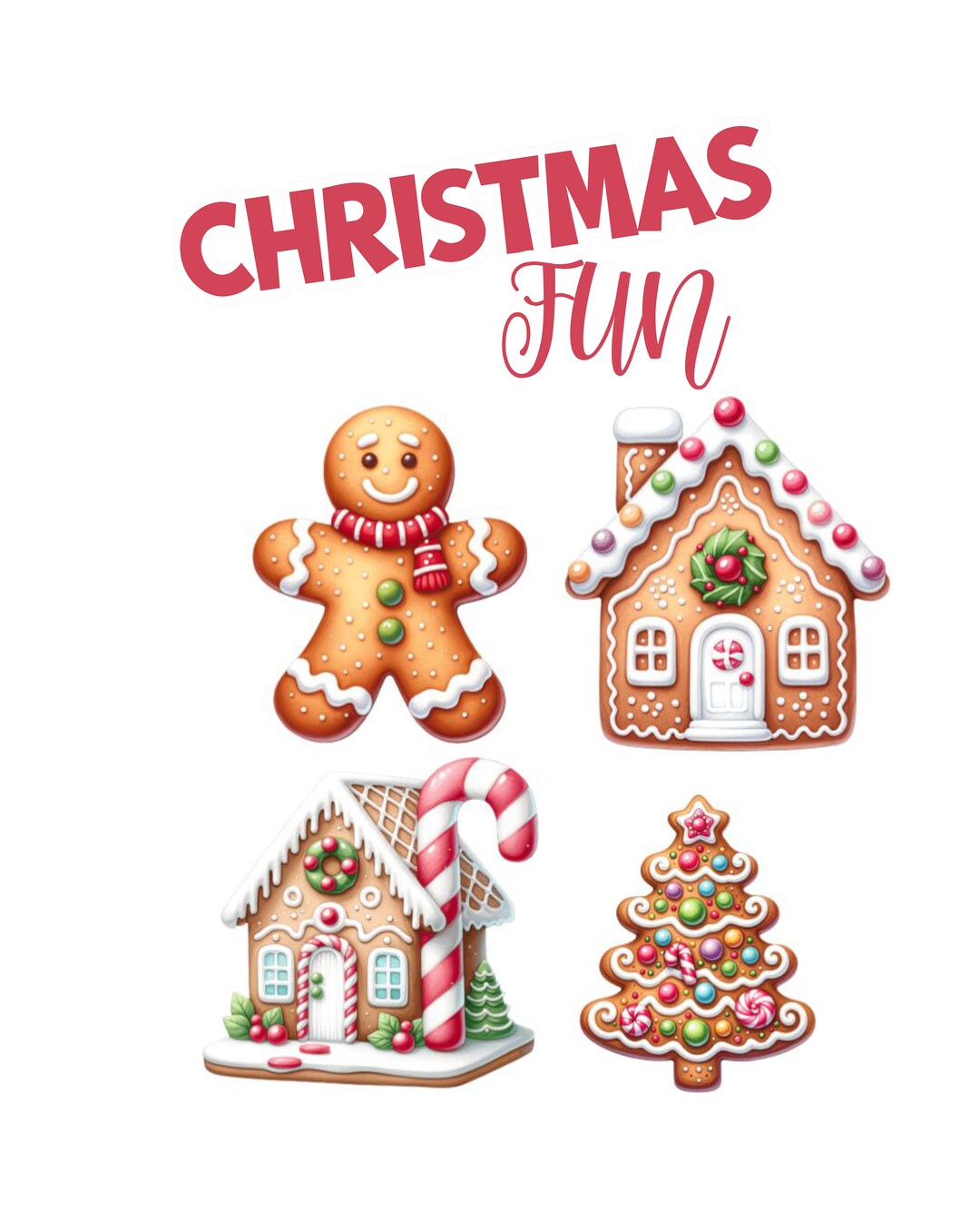 Christmas Die Cuts, Christmas Embellishments, Christmas Scrapbook ...