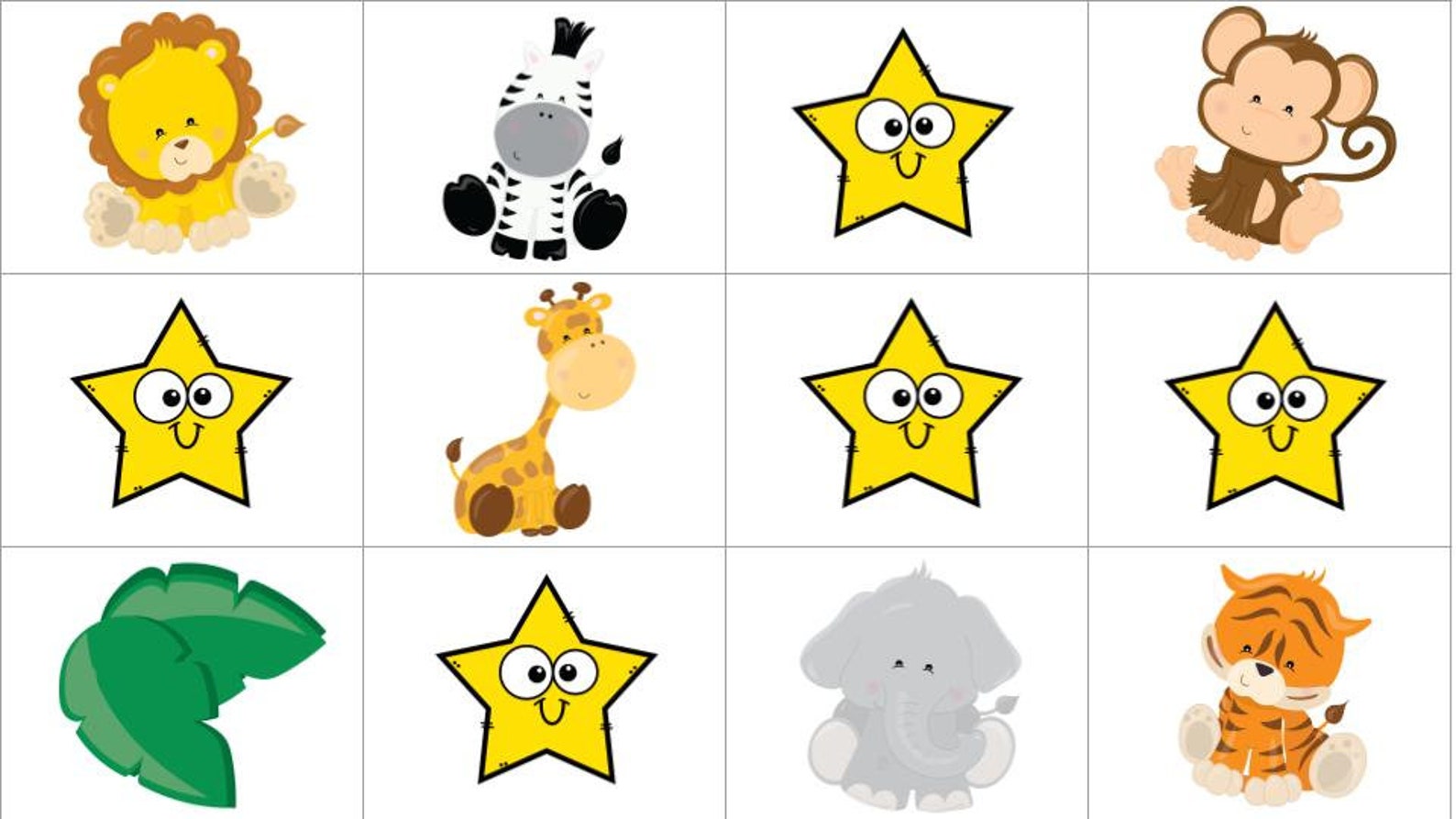 Zoo animal Props VIP KIds Reward System GoGo Kids Q Kids ESL | Etsy