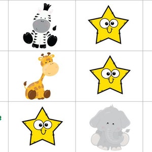 Zoo animal Props VIP KIds Reward System GoGo Kids Q Kids ESL | Etsy