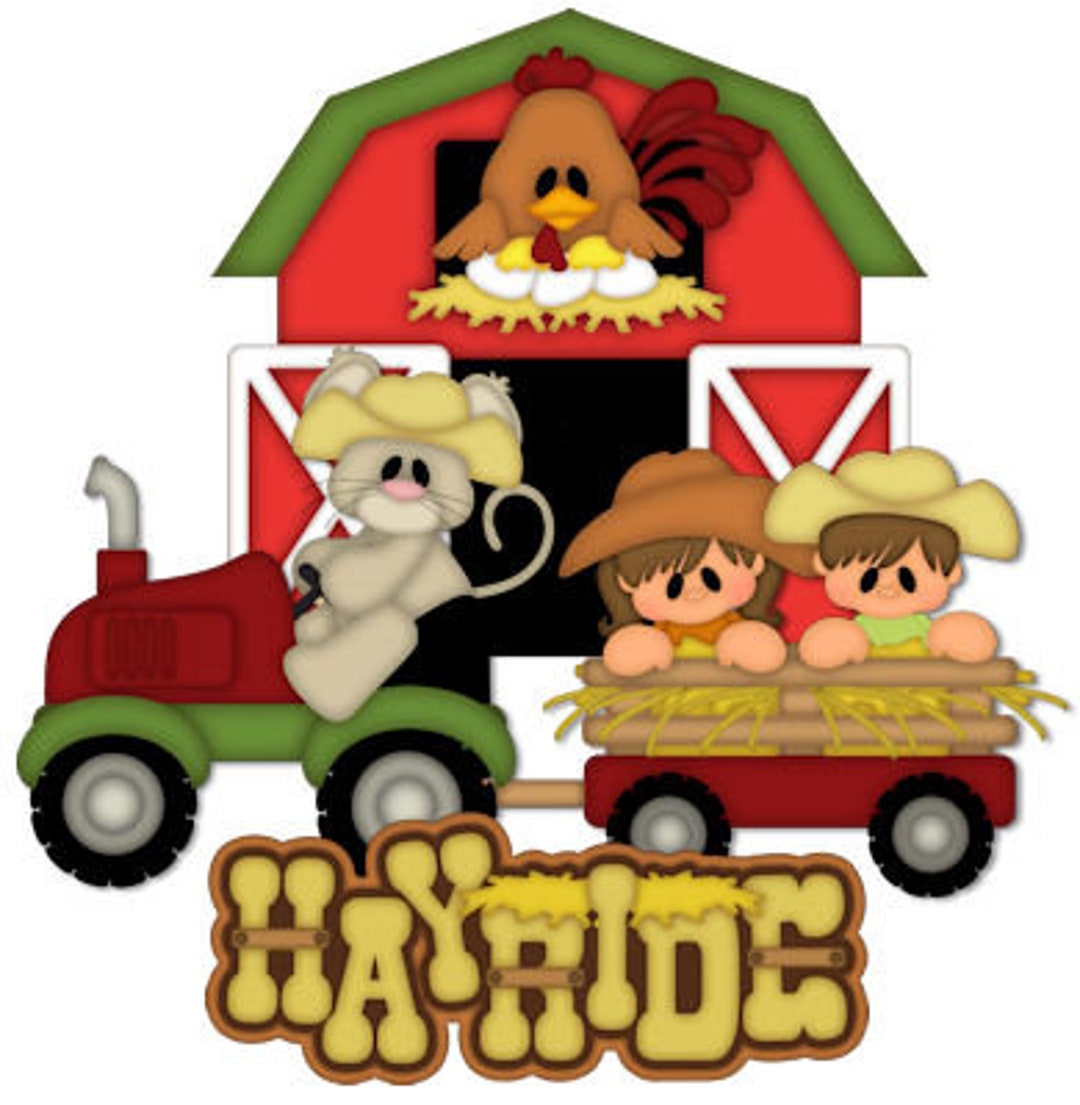 Fall Die Cuts, Autumn Die Cuts, Hayride, Fall Scrapbook, Autumn ...