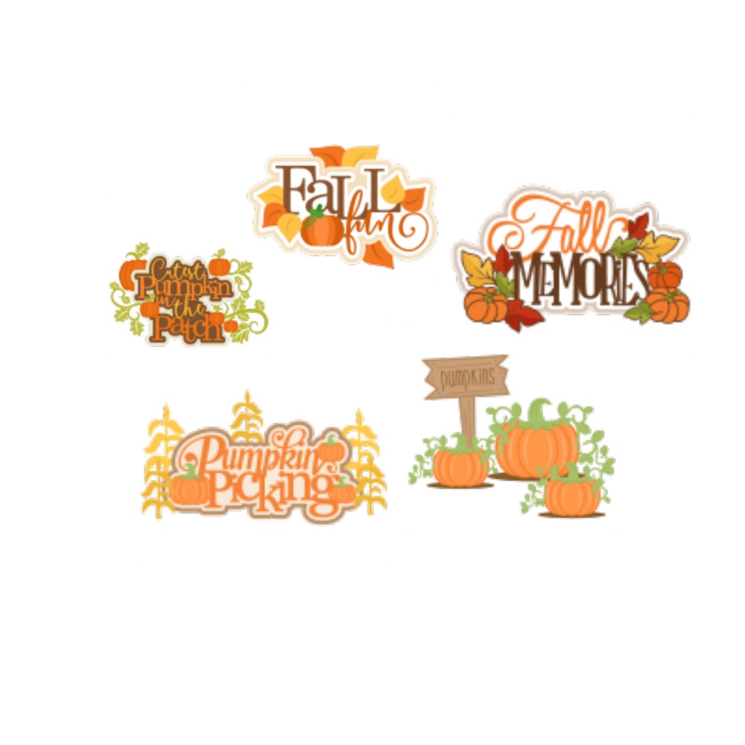 Fall Die Cuts, Autumn Die Cuts, Scrapbook, Card Making, Handmade Cards ...