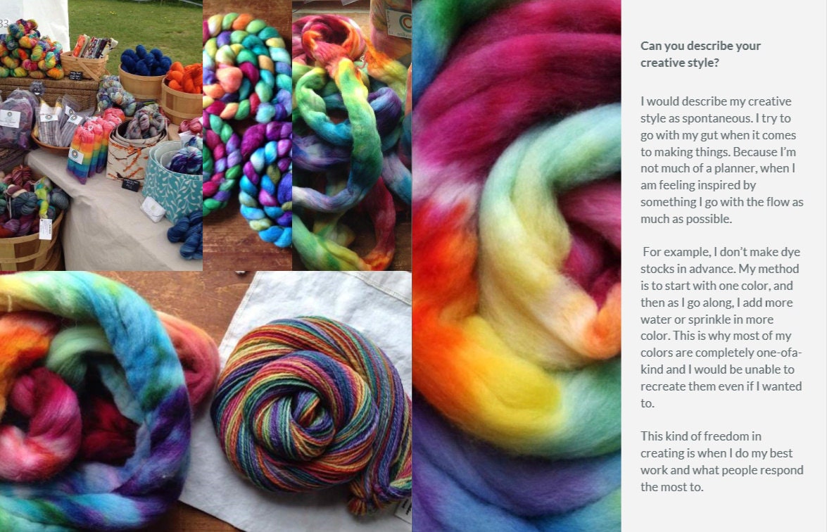 ROVING Spinning Book Roving combed Top Tutorial - Etsy