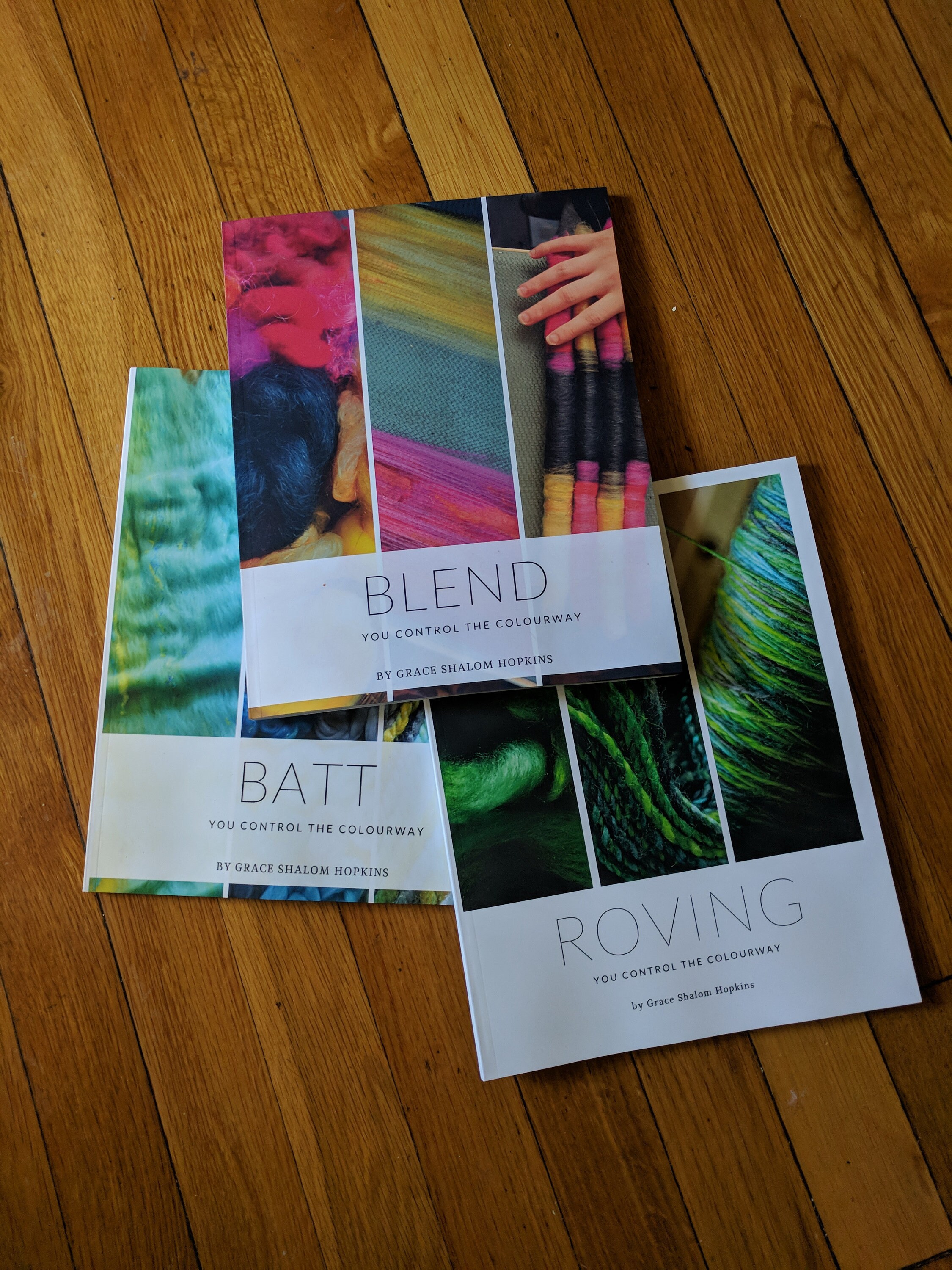 BATT BLEND & ROVING Spinning Books Bundle Roving combed - Etsy