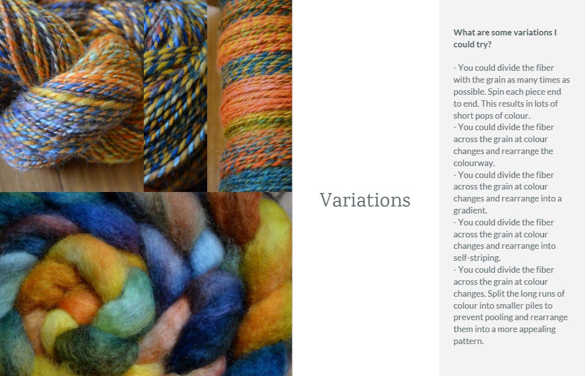 ROVING Spinning Book Roving combed Top Tutorial - Etsy