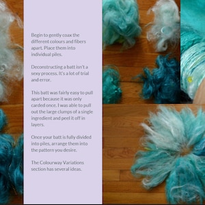 BATT Spinning Book - Batt (spinning Batt) Tutorial - Art Batts and ...