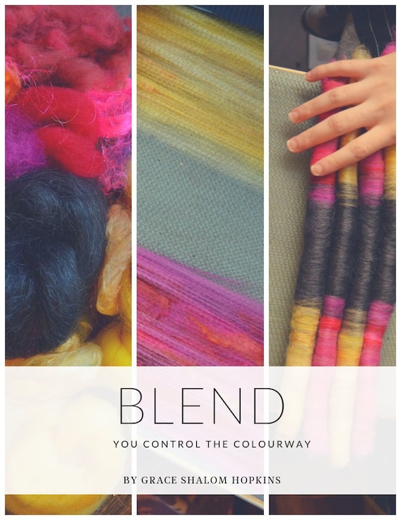 BLEND Blending Board Book Blending Board art Rolags and | Etsy
