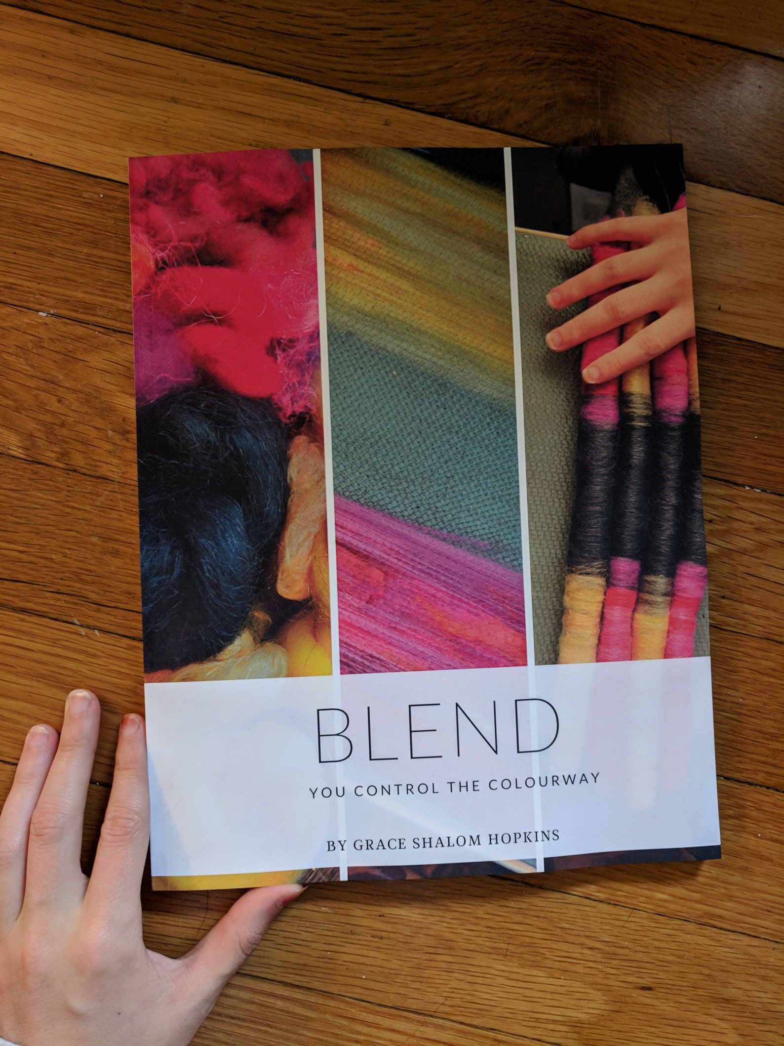 Print Copy of BLEND Blending Board Book Blending Board art Rolags and ...