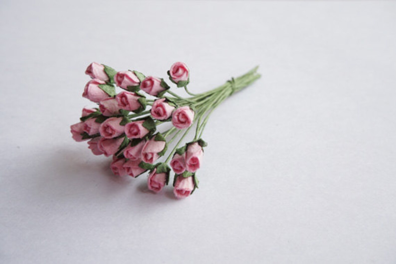 Tiny Pink Rose Buds Mulberry Paper, Micro Mini Rose Buds, Wedding ...
