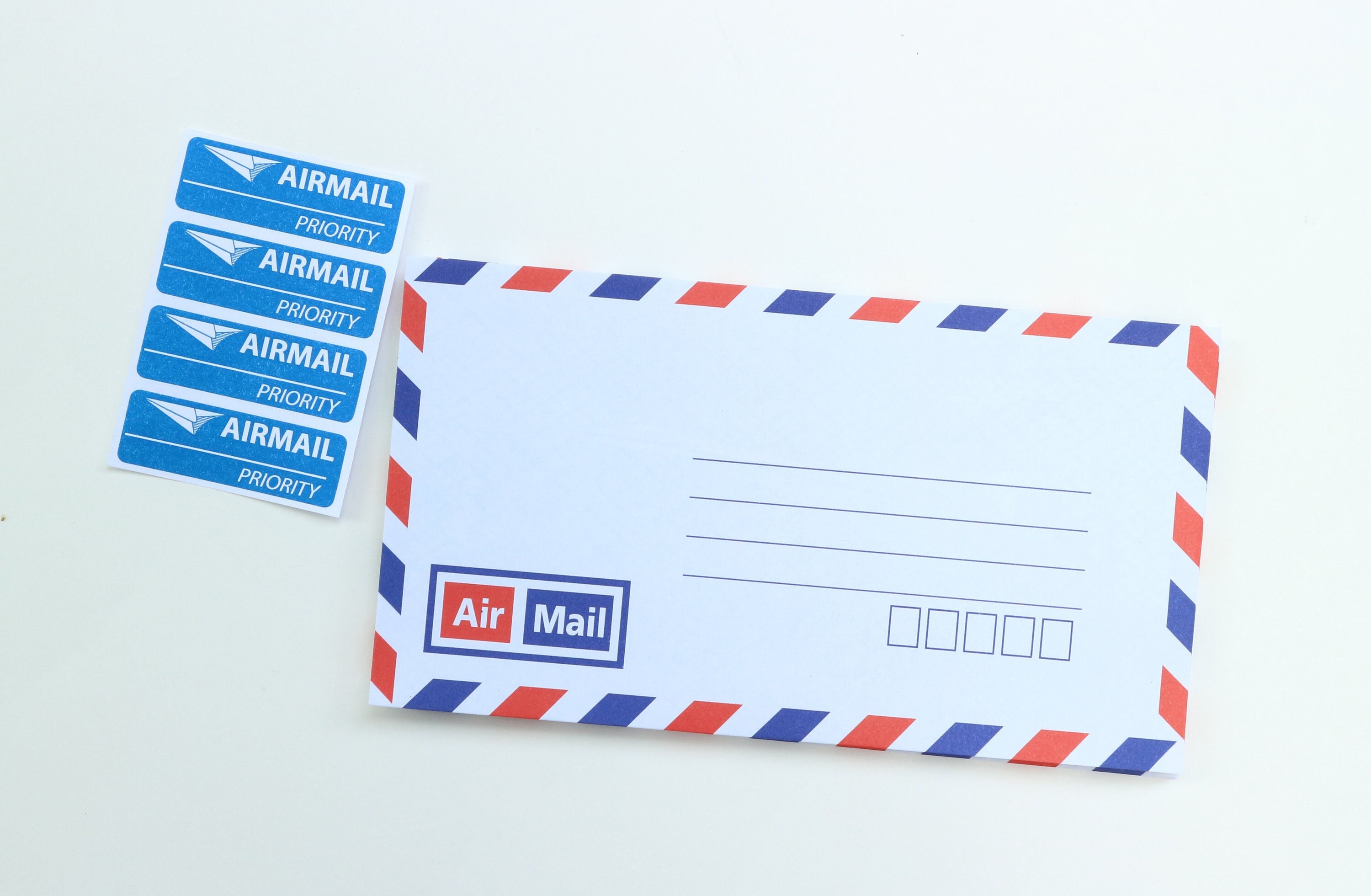 Air Mail Envelopes, Vintage Air Mail Envelopes, Wedding Favours - Etsy