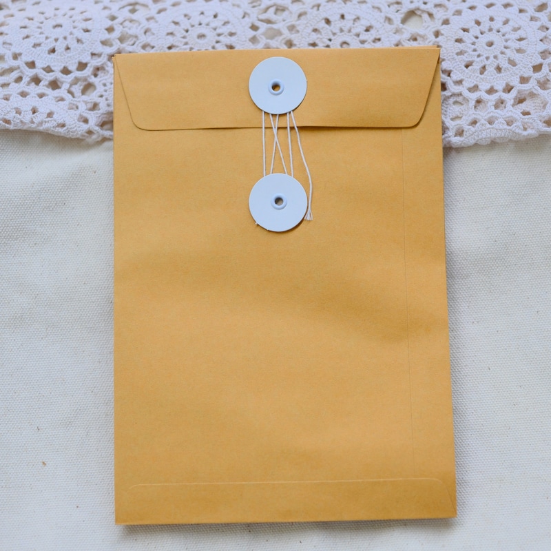 String Tie Envelopes - Etsy
