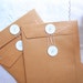 Brown Kraft String & Tie Envelope String and Button Envelopes - Etsy UK