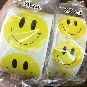 Happy Emoji Sticker Roll: 1.5" Smiley Face Labels, Reward Stickers - Etsy