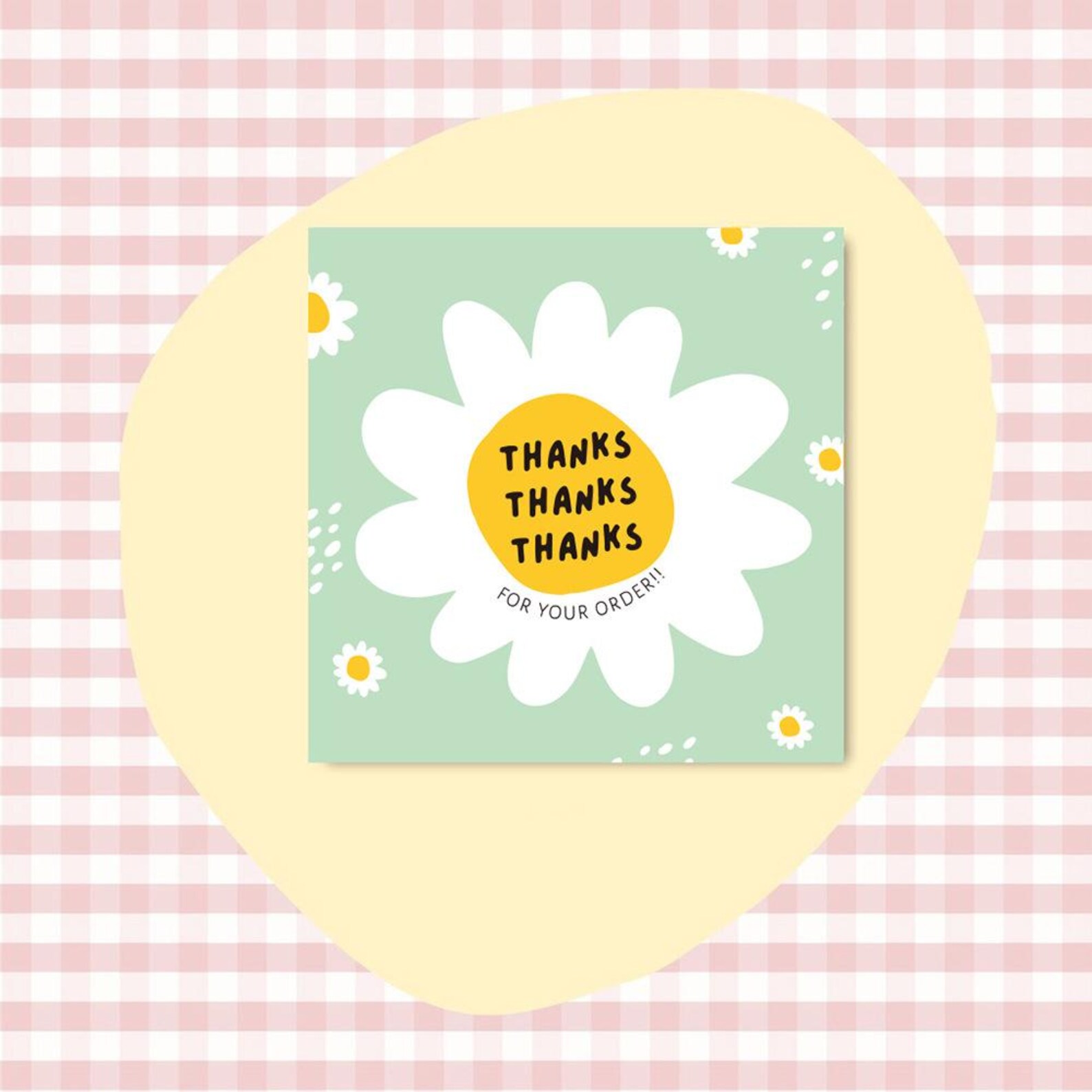 Mini Thank You Cards, Thank You Note Cards, Packaging Supply, Small ...